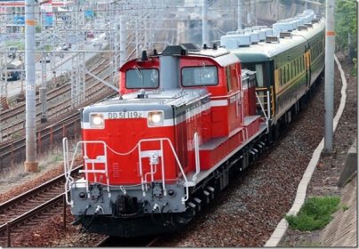「サロンカーなにわ」、明石⇒宮原間で回送。DD51 1192が牽引 | 鉄道ホビダス