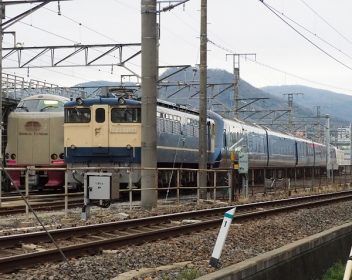 【SHIKOKU・SETOUCHI CRUISE TRAIN】高松運転所では「サンライズ」と並ぶ | 鉄道ホビダス