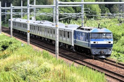 JR九州譲渡のJR東日本E501系K752編成+K753編成8両を甲種輸送 | 鉄道ホビダス